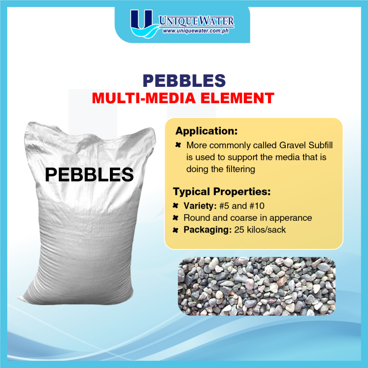 Pebbles (Size: #5 or #10) | (25kg/ sack) | Lazada PH