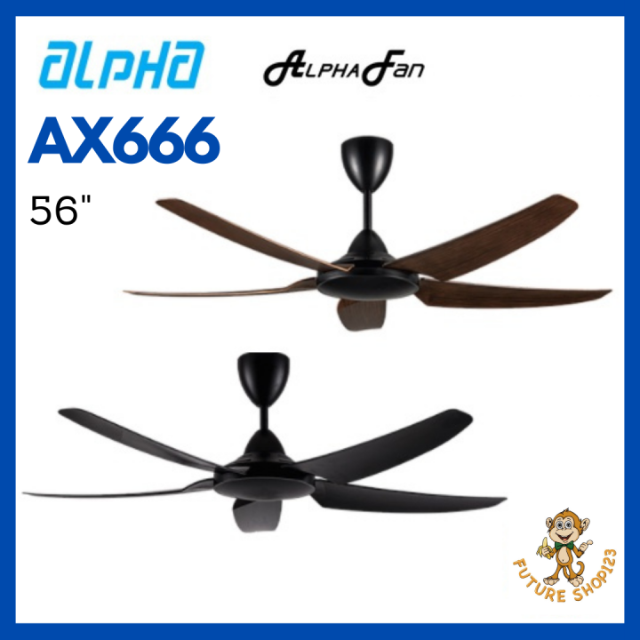Alpha AX666 5B Ceiling Fan 5 Speeds With Remote Control/ALPHA AX666 5B ...