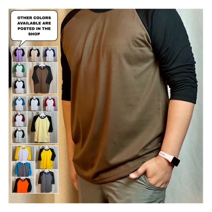 John White 34 Raglan shirt (combination) BATCH 1 | Lazada PH