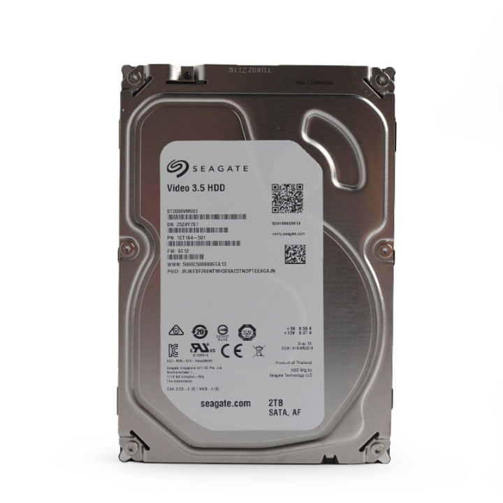Seagate 2T Desktop Monitoring Hard Disk 2tb Security Video Recorder NAS ...