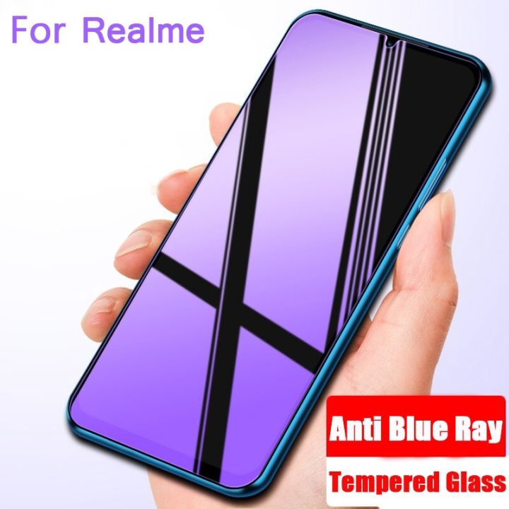 Anti Blue Ray Tempered Glass For Realme 14X 13 Plus 12 12x 11 11X 10 10T 9 Pro Plus 9i 8 8i 5 5i ...