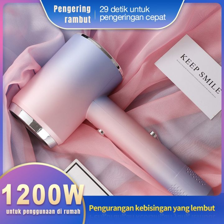Hair Dryer 1200W Kebisingan rendah dan daya tinggi Pengering Rambut ...