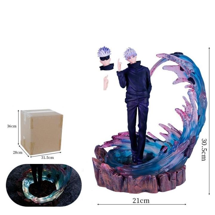 JUJUTSU KAISEN GOJO BATTLE STYLE WITH LED LIGHT FIGURE | Lazada
