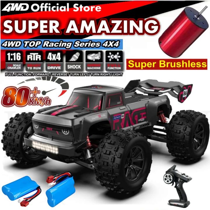 l81Q 4WD Remote Control Car 50KM/H or 80KM/H Super Brushless High Speed ...