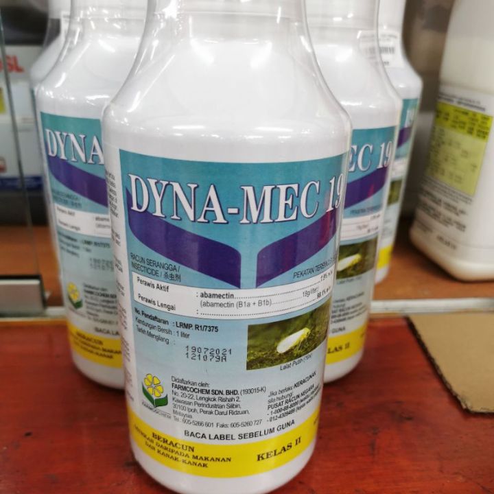 1000ml Farmcochem DYNA-Mec 19 Abamectin 1.9% Hamama merah lalat putih ...