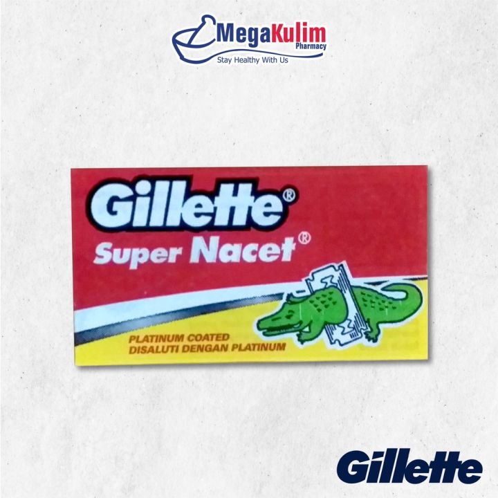 Gillette Super Nacet Razor Blade Refill 5's | Lazada