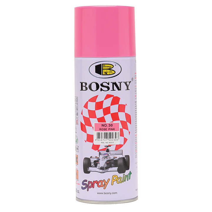 All Color BOSNY Spray Paint 100% Acrylic Quick Drying Spray Ordinary ...