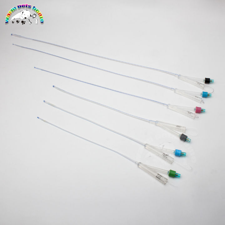 Two Way Foley Dog Catheters 2 Way Foley Silicone Canine Urinary ...