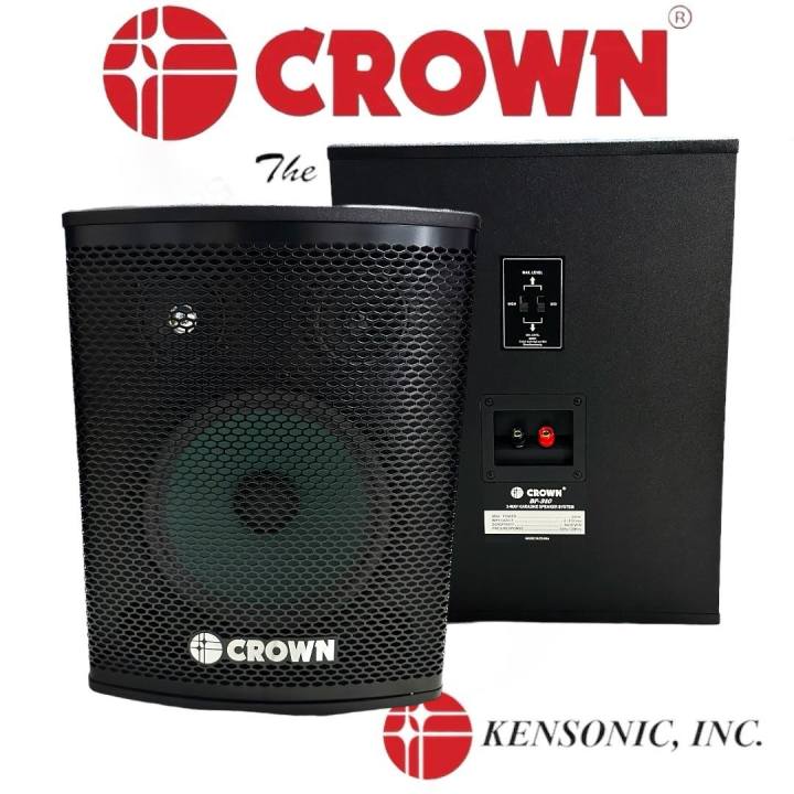 2pcs. Original Crown BF-310 500W 4-8 Ohms 10 Inches 3 Way Karaoke ...