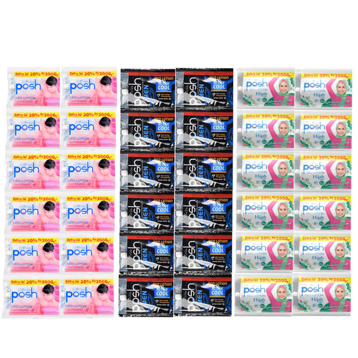 [RENCENG ISI 12 SACHET] Posh Deo-Lotion - 11gr | Lazada Indonesia