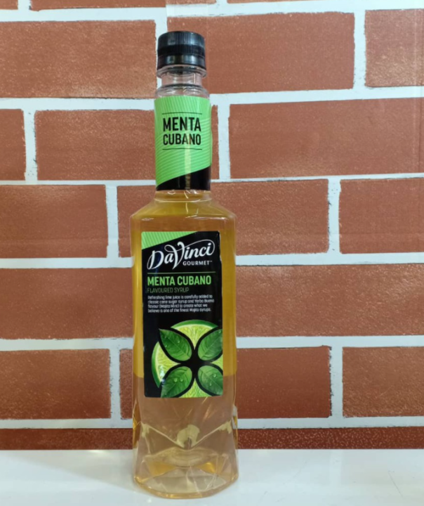 DaVinci - Menta Cubano Syrup 750ml Expiry date: 01/02/2026 | Lazada