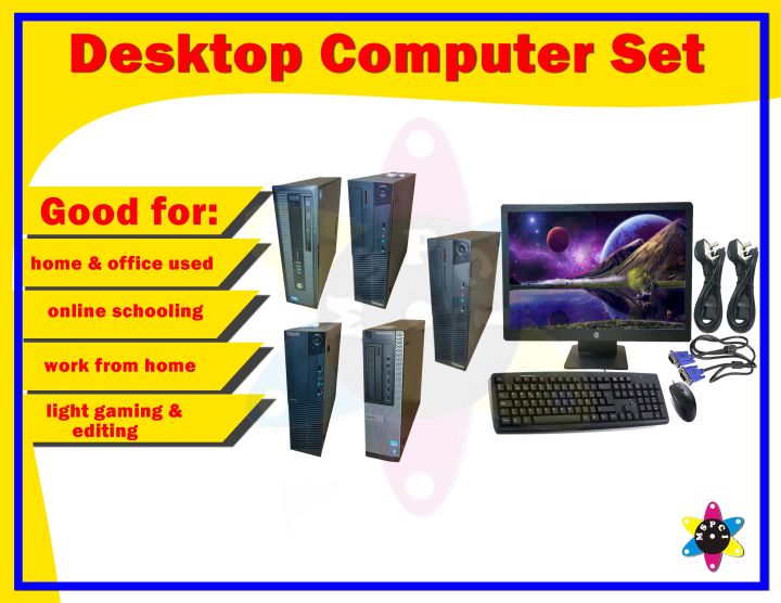 Slim Desktop Computer Set Desktop Core i5 3rd Gen 8GB RAM 500GB HDD ...