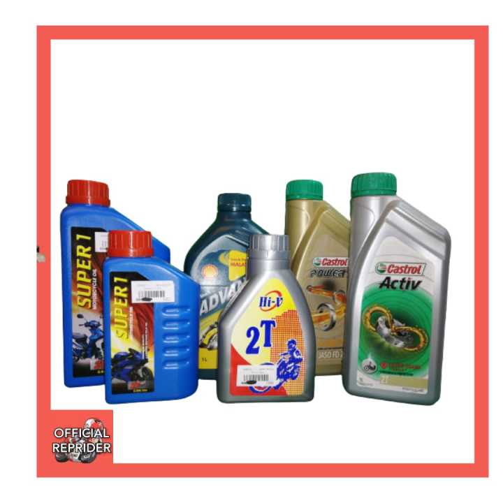 2T Oil Castrol Activ / Power 1/H1-V/SUPER 1/SHELL ADVANCE | Lazada