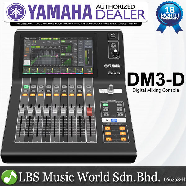 Yamaha DM3-D 22 Channel Mixer Ultra Compact Digital Mixing Console with ...
