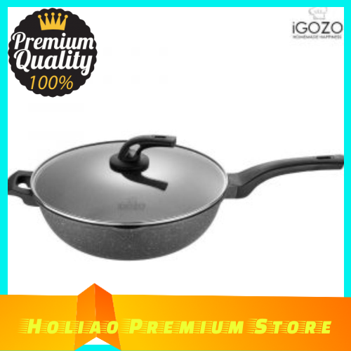 [ LOCAL READY STOCKS ] iGOZO EPSILON 32CM NON-STICK PREMIUM GRANITE ...