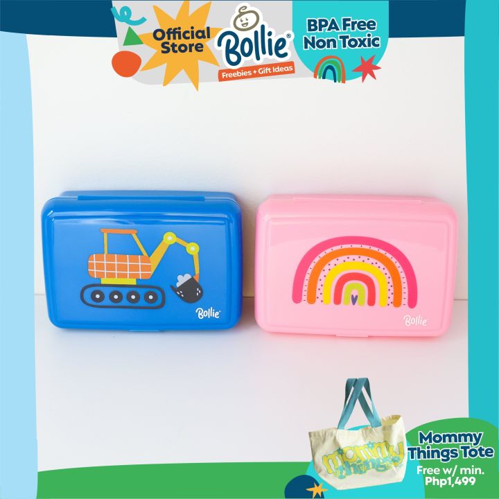 Bollie Baby Weenie Mini Double Layer Snack Box (Lunch Box for Kids ...