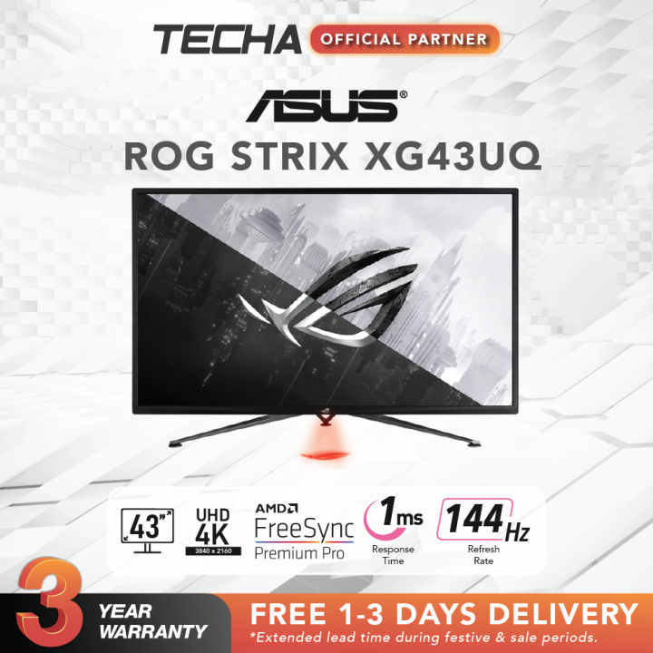 Asus ROG STRIX XG43UQ | 43" UHD | VA | 144Hz | 1ms | F-Sync Premium Pro ...