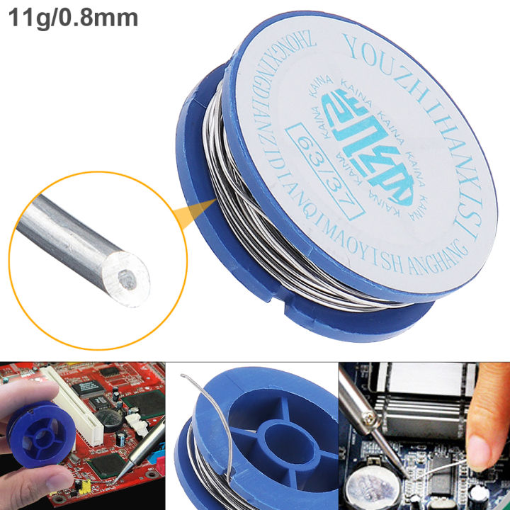63/37 10g 0.7mm Electric Soldering Iron Mini Wire Solder Wire Tin Wire ...