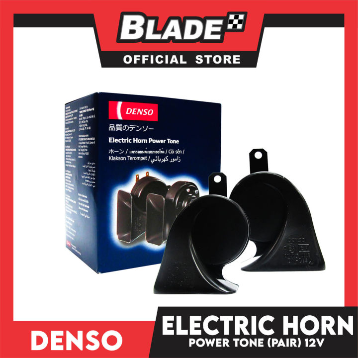 Denso Electric Horn Power Tone (Pair) 12V 6900 - 6020 Power Tone And ...