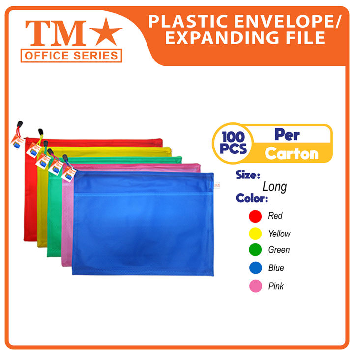 TM Mesh Envelope Long with Zipper | 100 pcs (PE-7) | Lazada PH