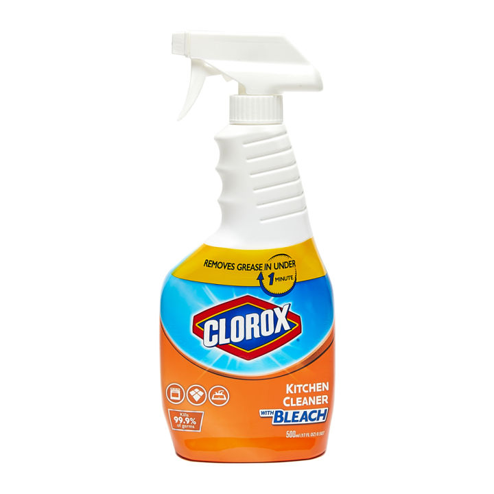 Clorox Kitchen Cleaner with Bleach 17 FL OZ / 500 mL, Kills 99.9% of ...