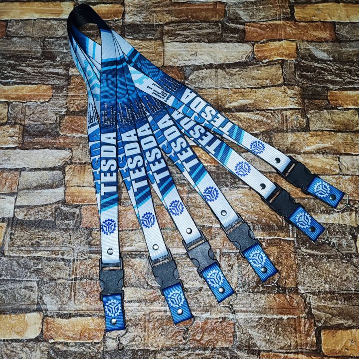 TESDA Scholar ID Lace T-shirt uniform Tshirt Lace Lanyard Design ...