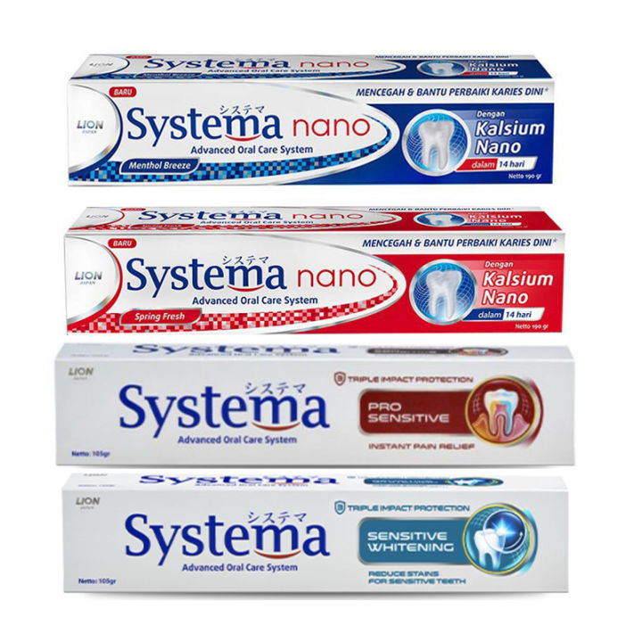 JK Systema Nano Toothpaste - Pasta Gigi 190gr | Lazada Indonesia