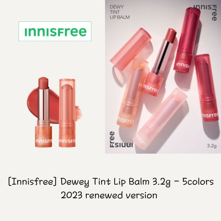innisfree Dewey Tint Lip Balm 3.2g - 5 colors | Lazada