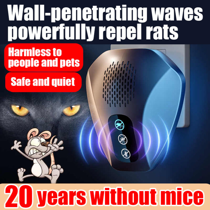 PORTORO Ultrasonic Pest Repeller Rat Repellent Ultrasonic Rat Killer ...