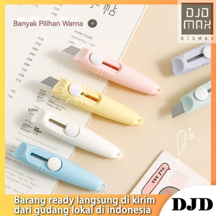 DJDMax Mini Cutter Bentuk Pen Pisau Pemotong Kertas Ukuran Mini/Cutter ...