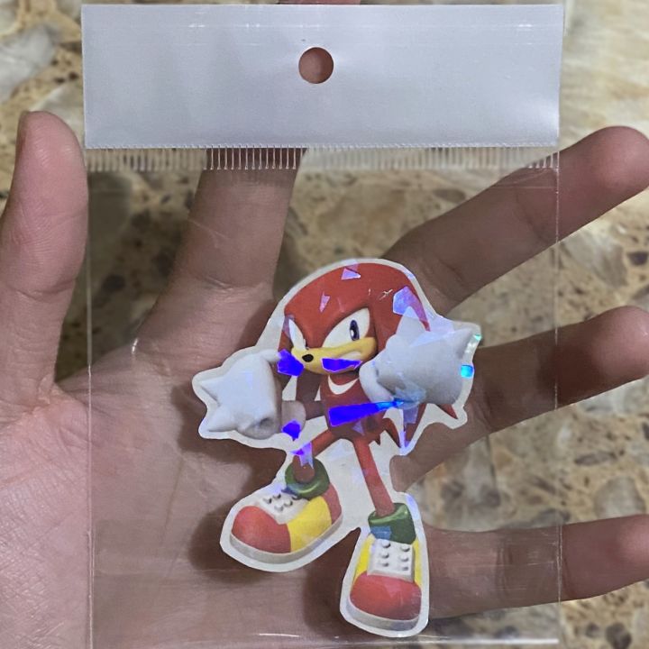 sticker knuckles sonic the hedgehog decals waterproof stickers decal ...