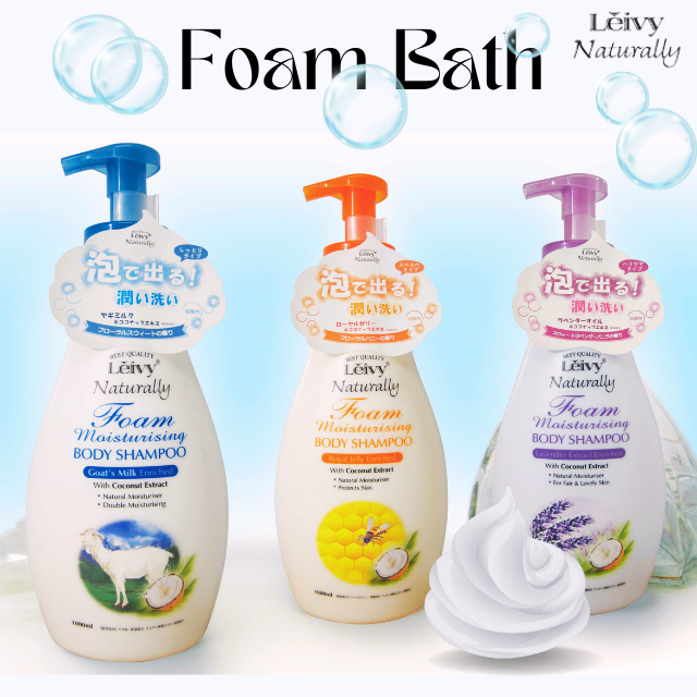 LEIVY Naturally Foam Moisturising Body Shampoo 1000ml | Lazada