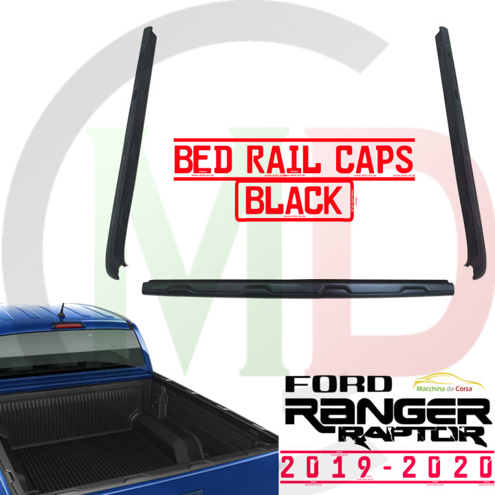 Ford Ranger Raptor 2019-2020 Bed Rail Caps / Rail Guard / Rail Liner ...