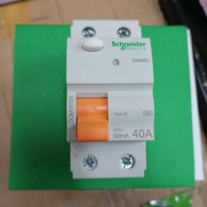 RCCB ELCB SCHNEIDER 40A 1P+N 30MA 300MA | Lazada Indonesia