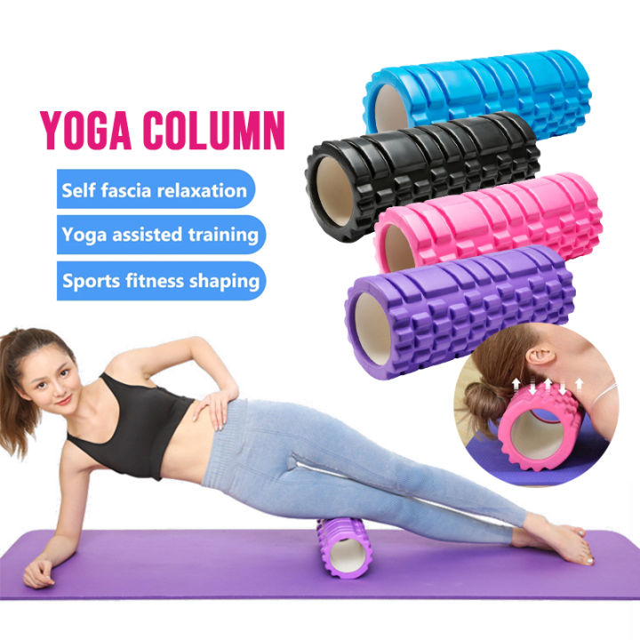 Yoga Column Gym Fitness Foam Roller 瑜伽柱 Pilates Yoga Exercise Back ...