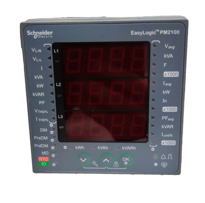 Power Meter METSEPM2120 Easy Logic Schneider 48-277V RS485 Single Phase ...
