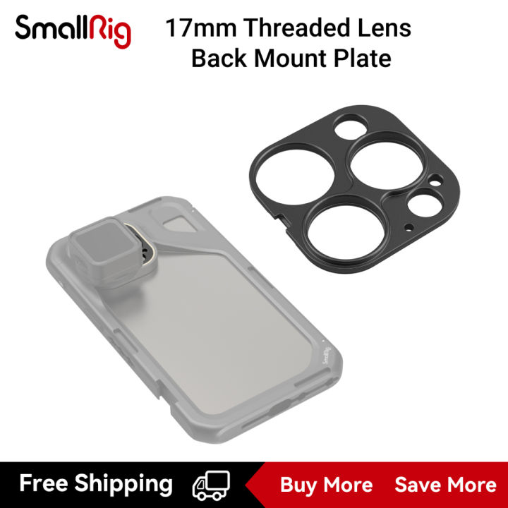 SmallRig 37mm Lens Adapter T-Series Lens 17mm Threaded Lens Back Mount ...