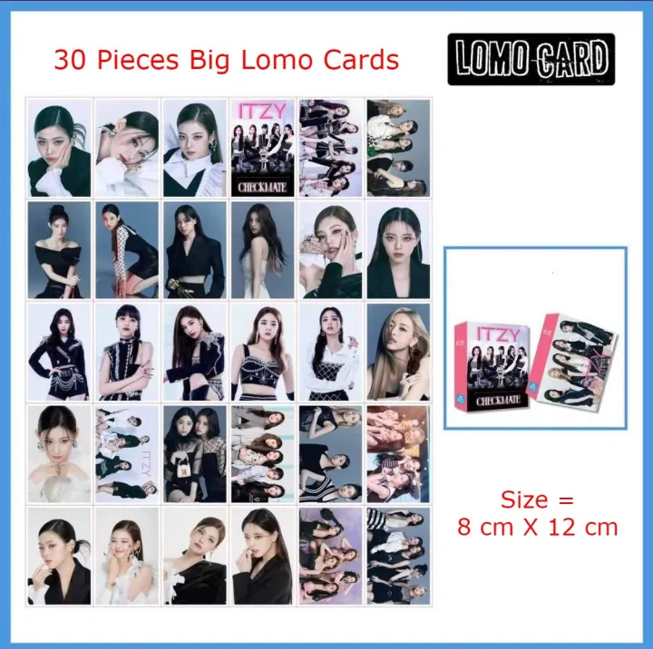 ITZY 30 PIECES BIG LOMO CARDS 3R Size | Lazada PH
