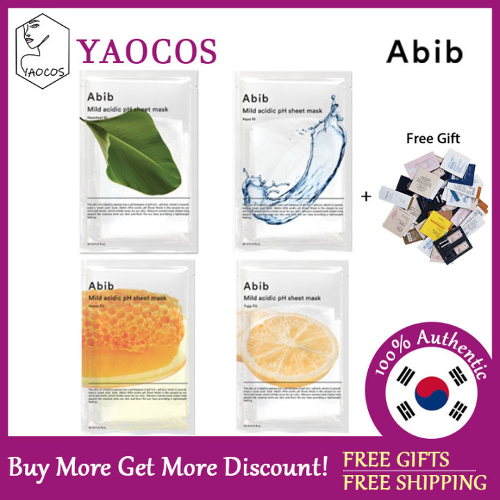 [Abib] Mild Acidic pH Sheet Facial Mask 10ea | Lazada