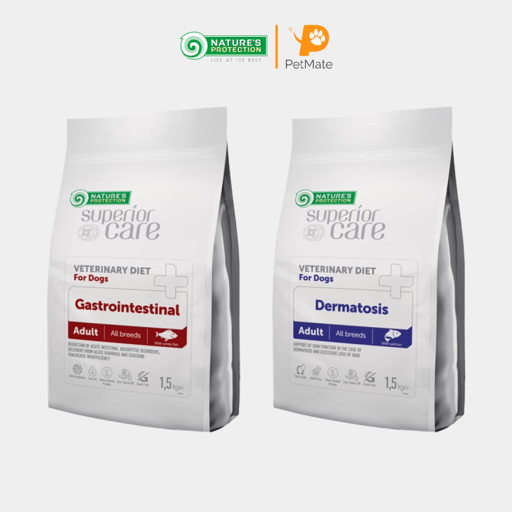 Nature's Protection Adult Dog Dry Food Veterinary Diet Dermatosis ...