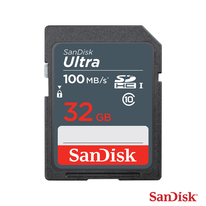 SanDisk Ultra SD Card 32GB Class10 Speed 90MB/s (SDSDUNR-032G-GN6IN) ใส่ กล้อง กล้องถ่ายรูป ...
