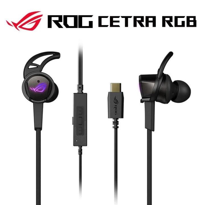 ASUS ROG Cetra RGB Cetra II In-Ear Headset Rog Phone Type-C Gaming ...