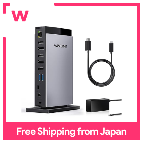 แท่นวางมือถือ WAVLINK Universal DisplayLink,3 4K USB C DKS (รองรับ M1 ...