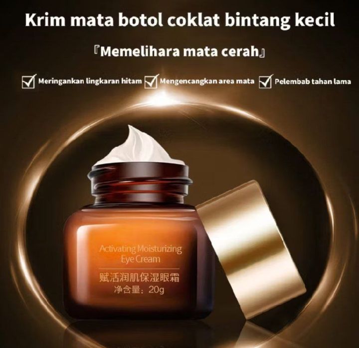 Eye cream Krim Mata Anti-Kerutan Gentian Menghilangkan Lingkaran Hitam ...