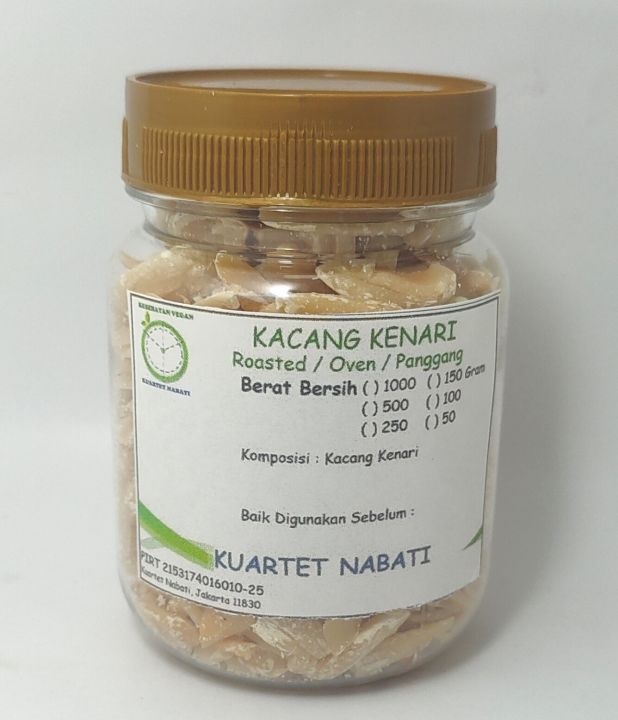 100gr Roasted Kacang Kenari / Pili Nuts Oven - Panggang - Matang ...