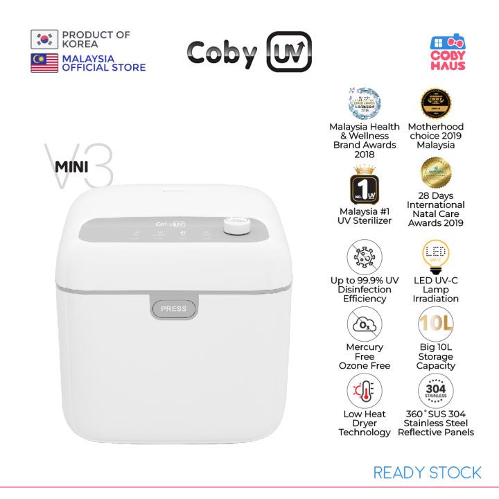 COBY UV Mini V3 LED Sterilizer 10L | Lazada