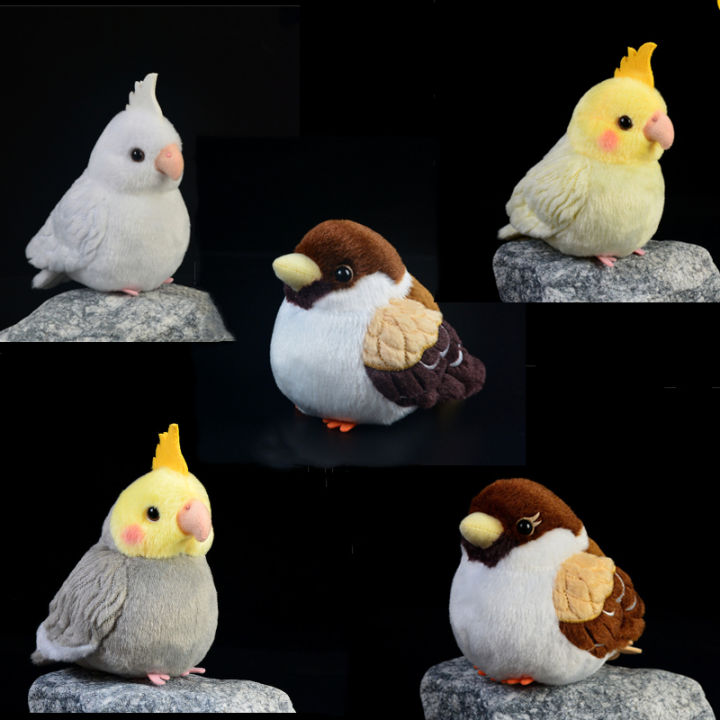 【Great Selection】 Cockatiel Parrot High Fidelity Chickadee Cute Plushie ...