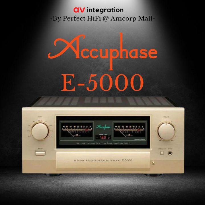 Accuphase E-5000 Precision Integrated Stereo Amplifier - High-output integrated amplifier ...