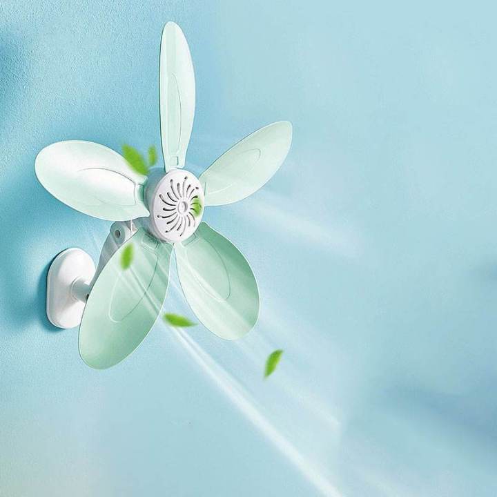 HOT SYCAT 5 Blade Wall Fan Electric Cooling Fan Portale Fan Clover Fan ...