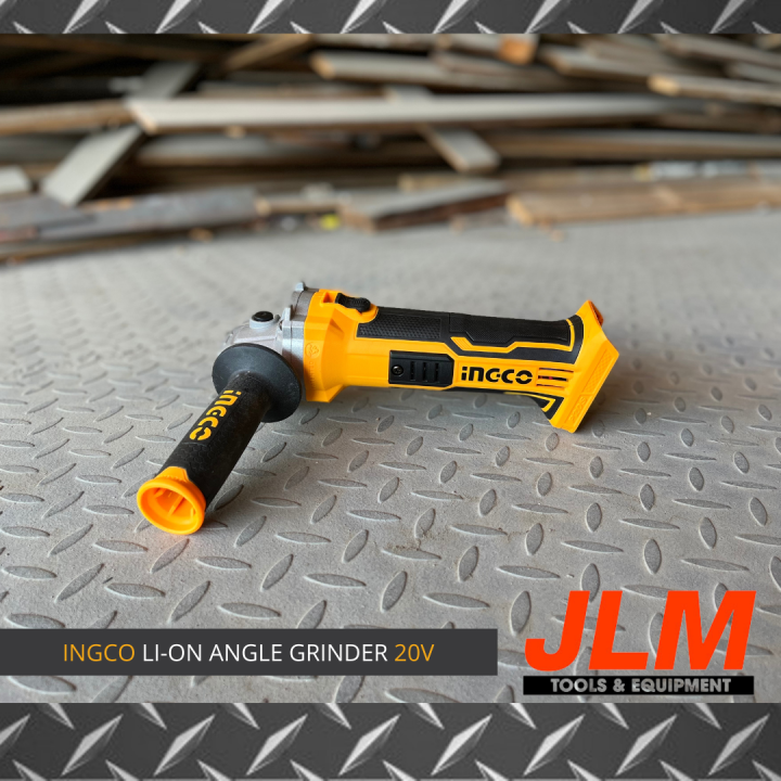 INGCO LI-ON CORDLESS ANGLE GRINDER 20V | Lazada PH